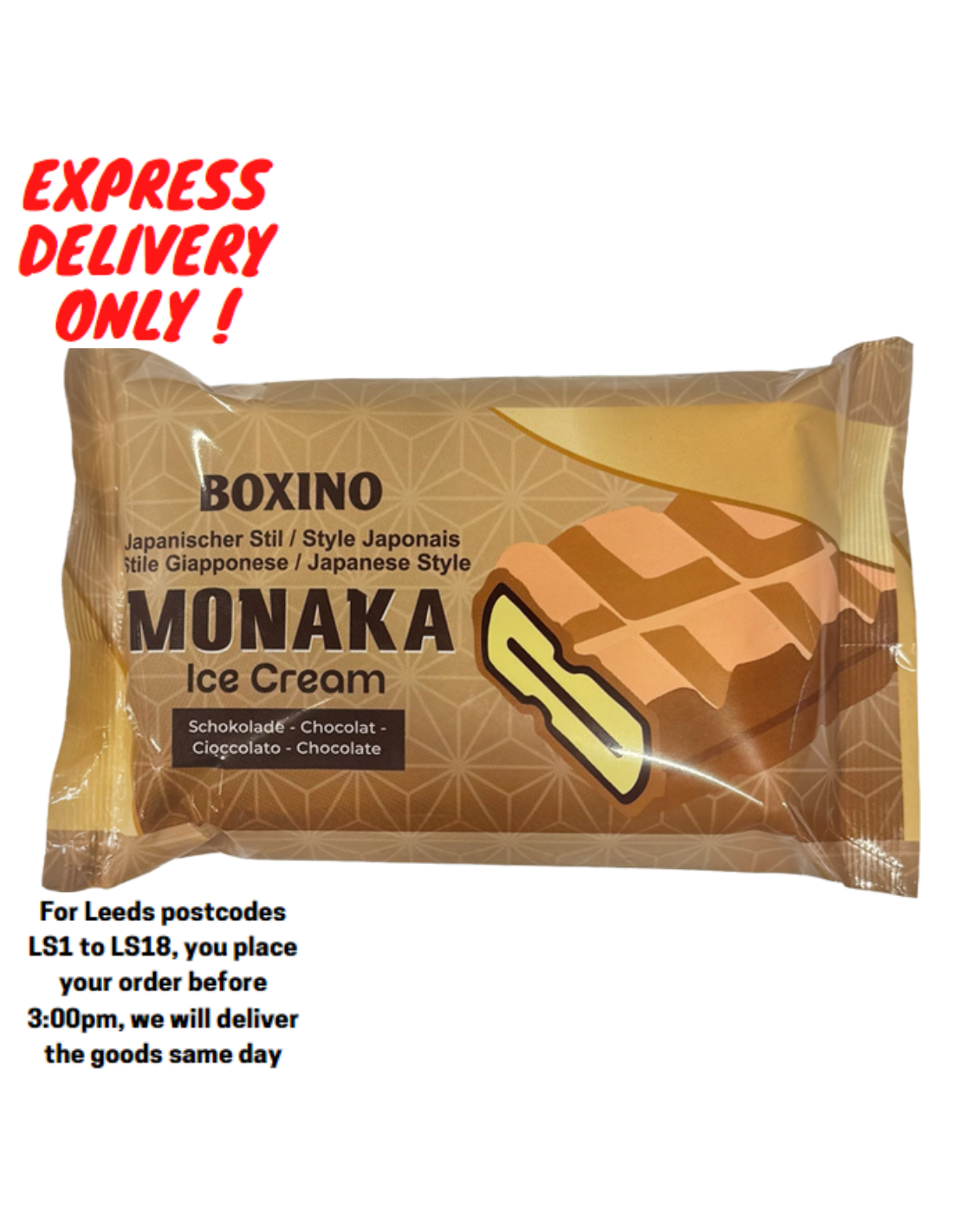 Boxino Monaka Ice Vanilla Choco 135ml 70g