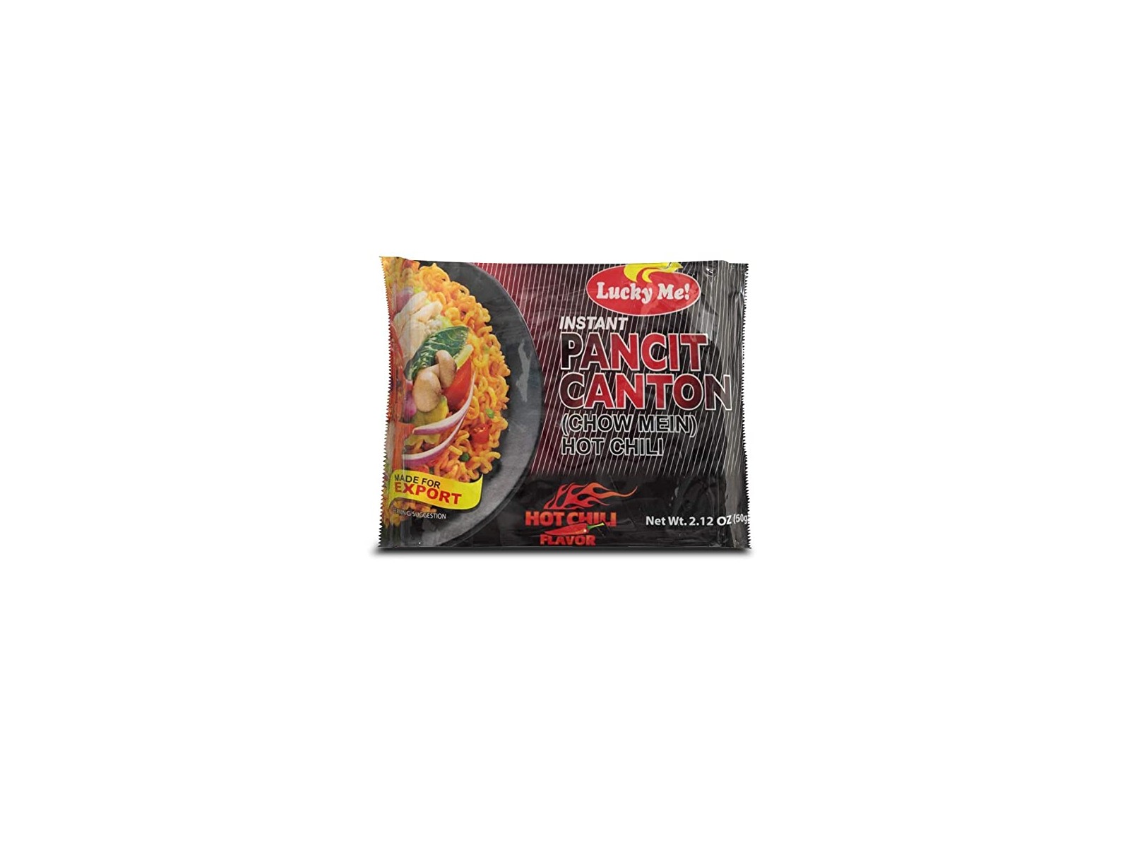 Lucky Me Pancit Canton Hot Chilli Flavour 60g - Noodles | Sing Kee
