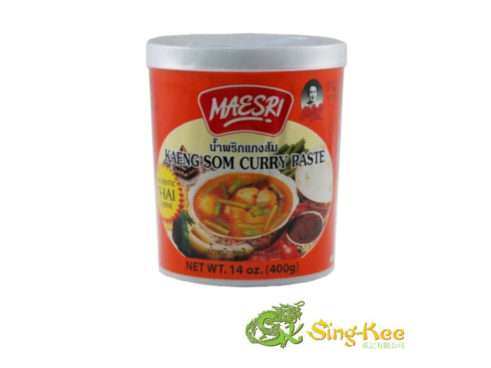 Maesri Kaeng Som Curry Paste (Sour) 400g - Herbs, spices and other ...