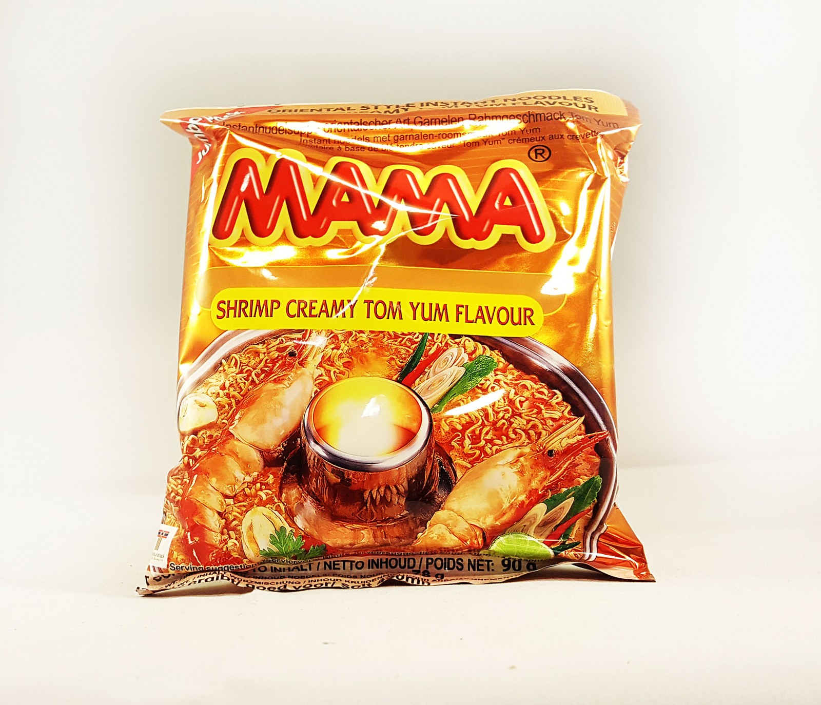 Mama Shrimp Creamy Tom Yum Flavour Noodles 90g Packet Noodles Mama Shrimp Creamy Tom Yum Flavour Noodles 90g Packet Noodles